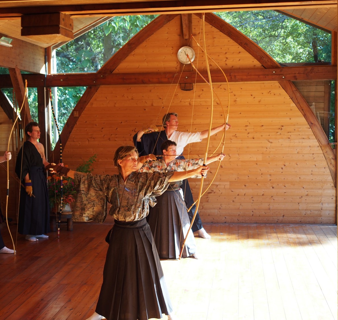 Stage de Kyudo au Parc Oriental, tir à l'arc traditionnel japonais ...